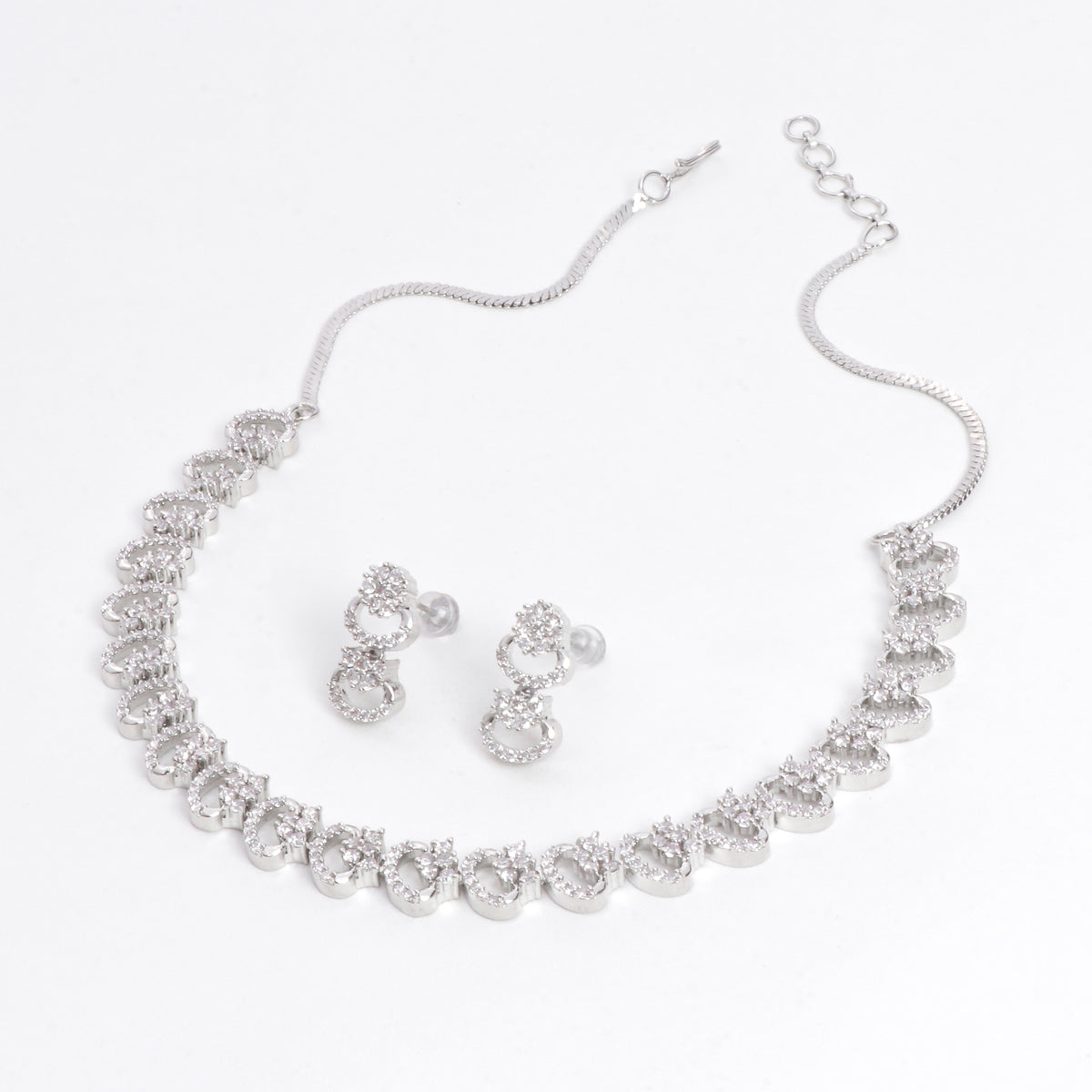 Luna Curve Necklace Set – Caelii